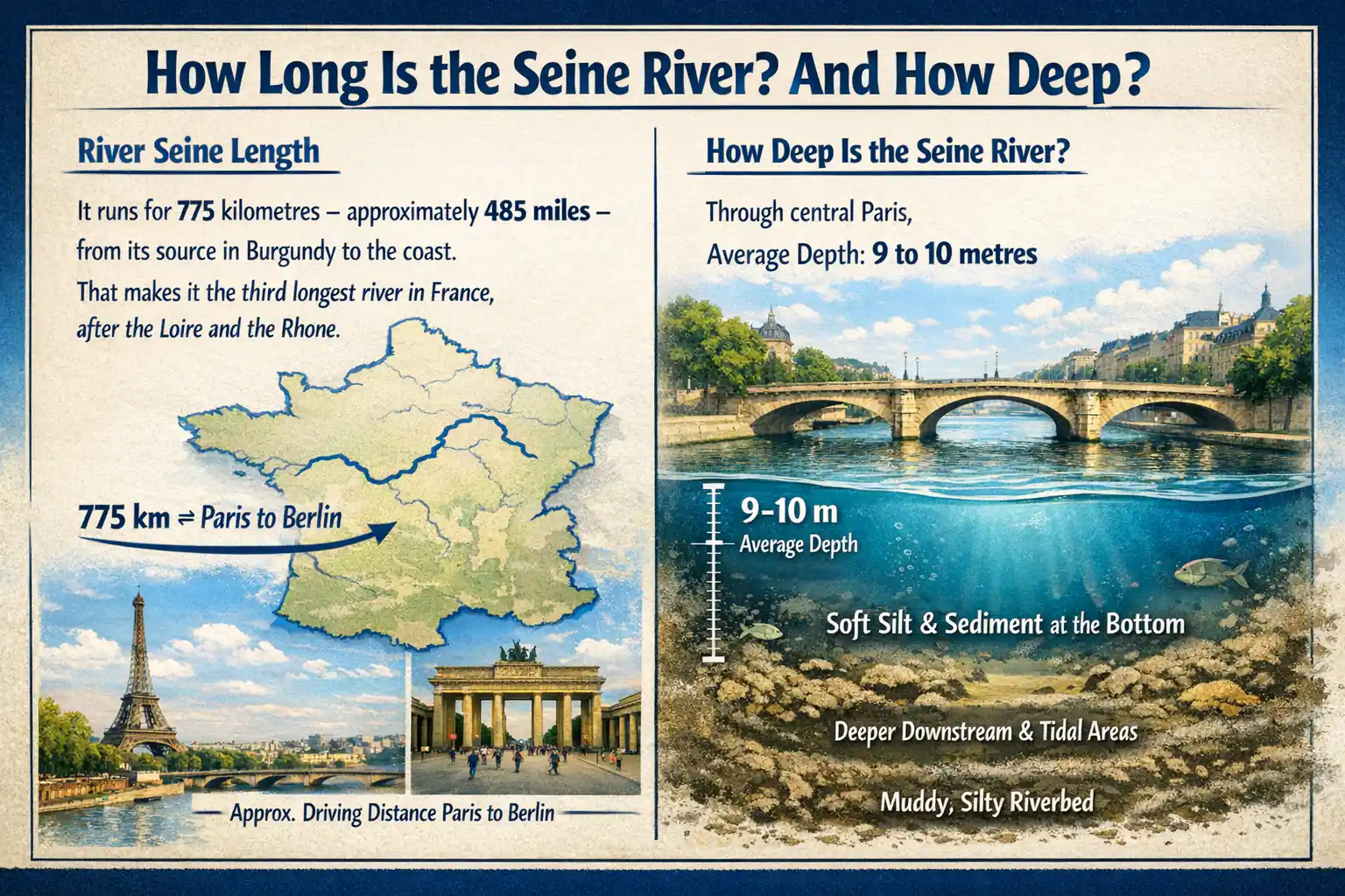 Seine River: Map, Facts & Paris Landmarks